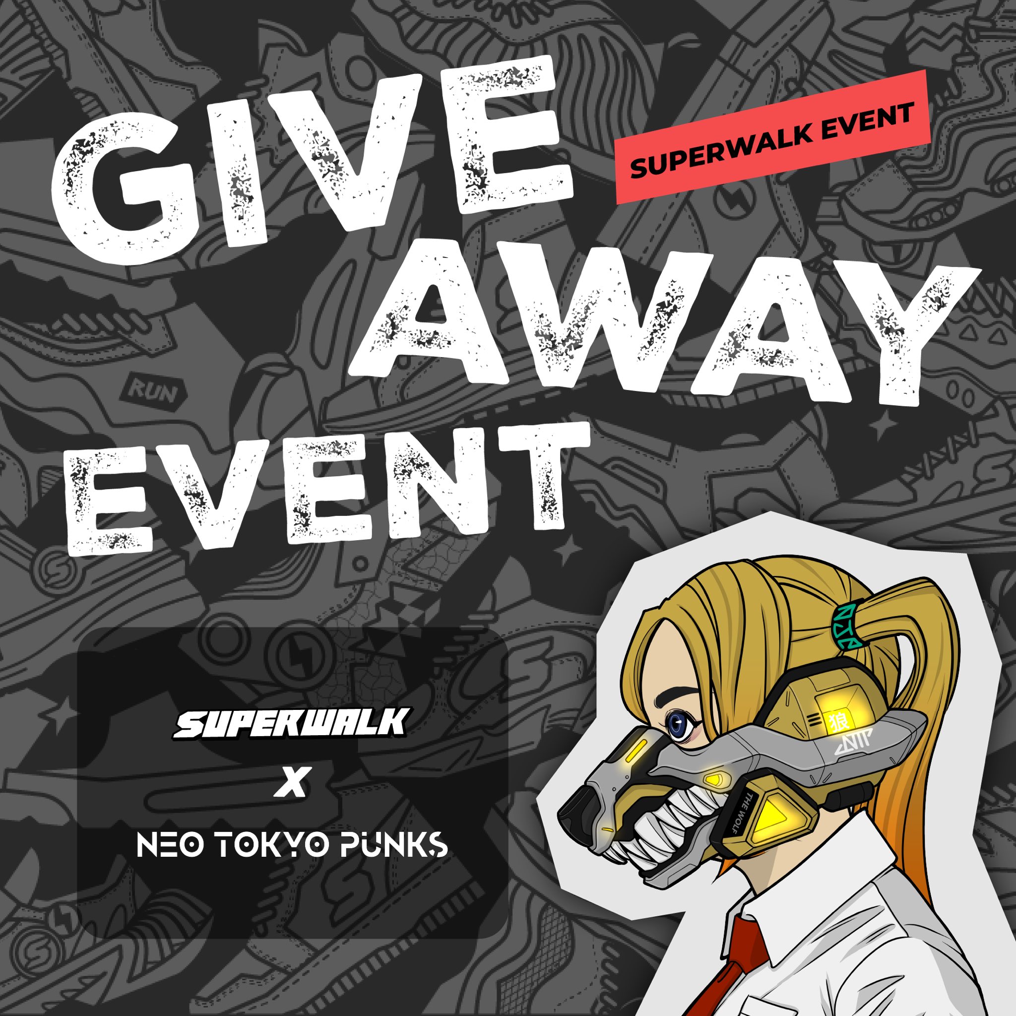 SuperWalk×NEO TOKYO PUNKS Giveawayイベント（72H〆） | SuperWalk日本語ナビ